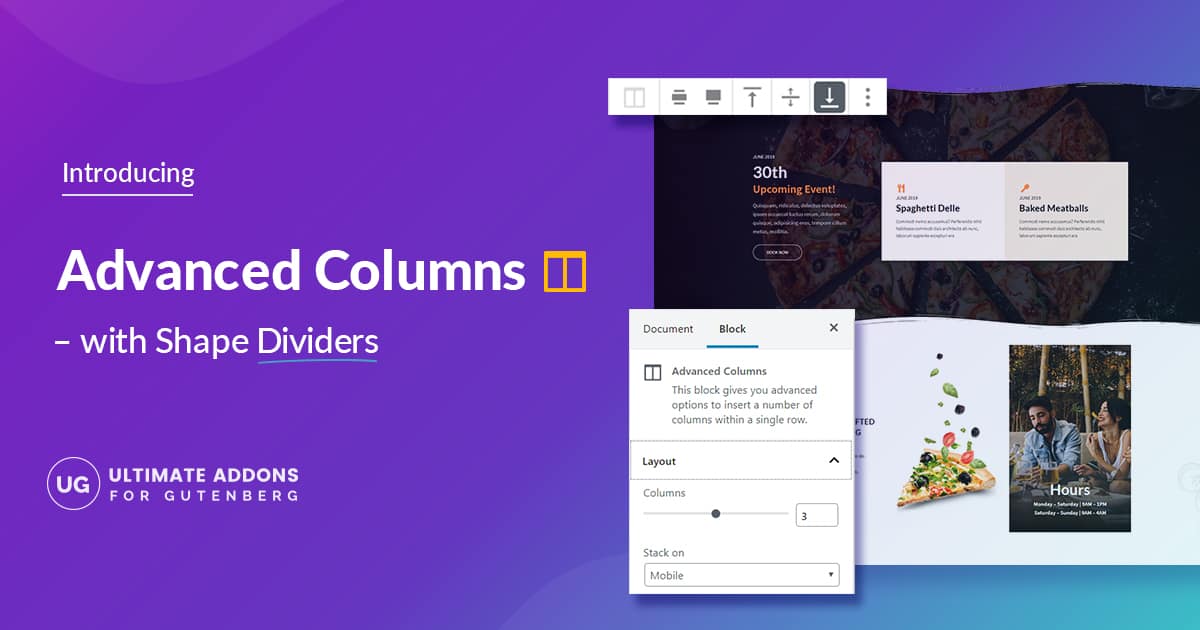 Introducing Advanced Columns with Shape Dividers - Spectra