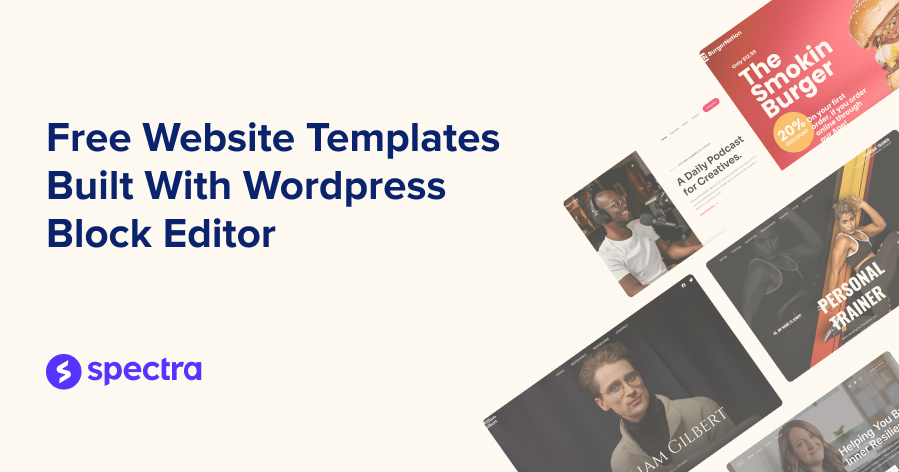 Spectra website templates – Readymade designs for websites!