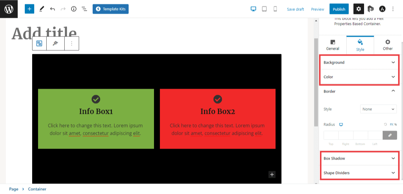 Spectra - Collapse Panels - Spectra