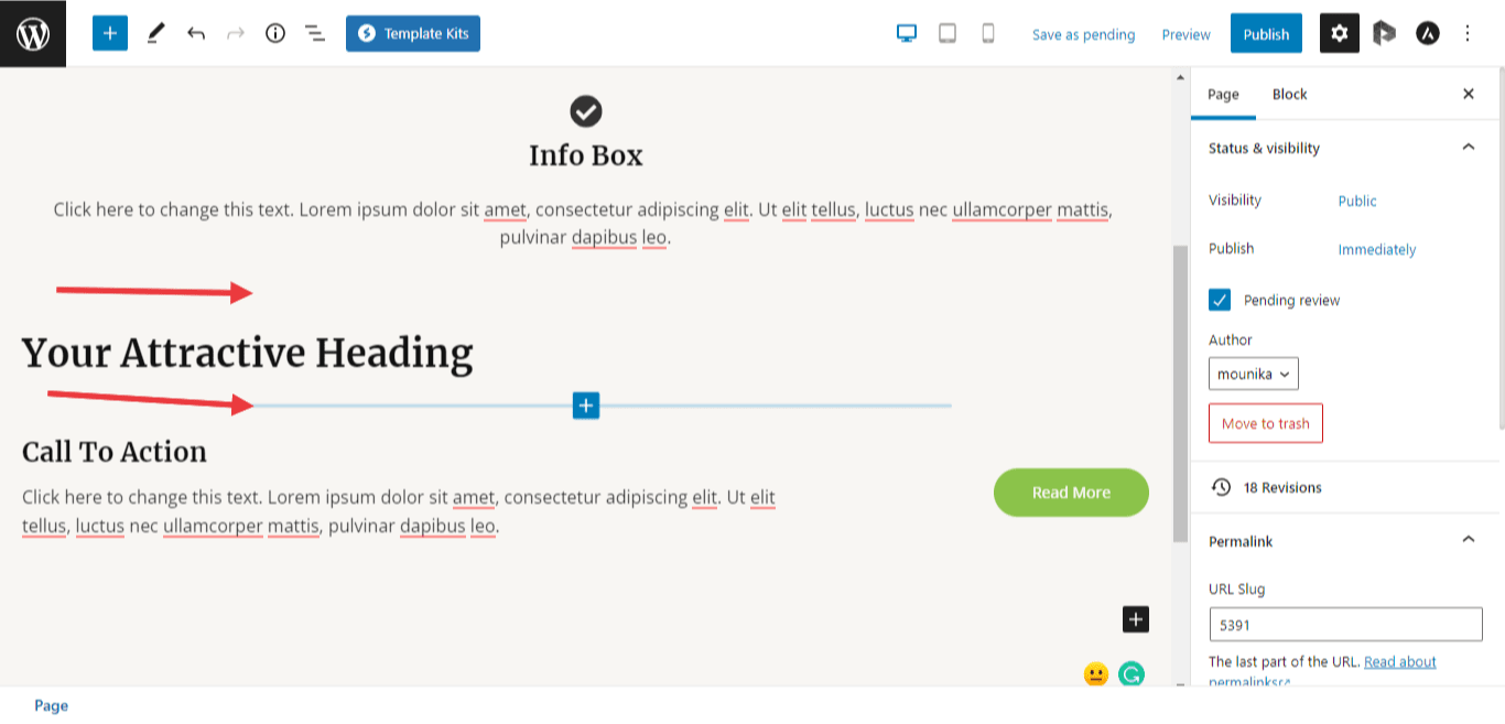 Spectra - Blocks Editor Spacing - Spectra