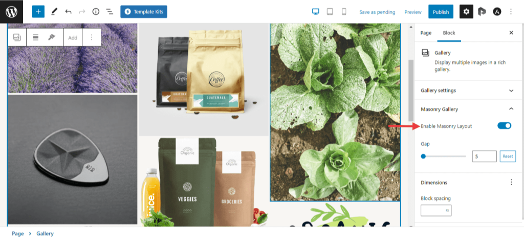 Masonry Image Gallery