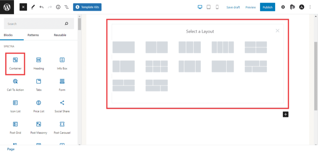 Spectra - Container Block - Spectra