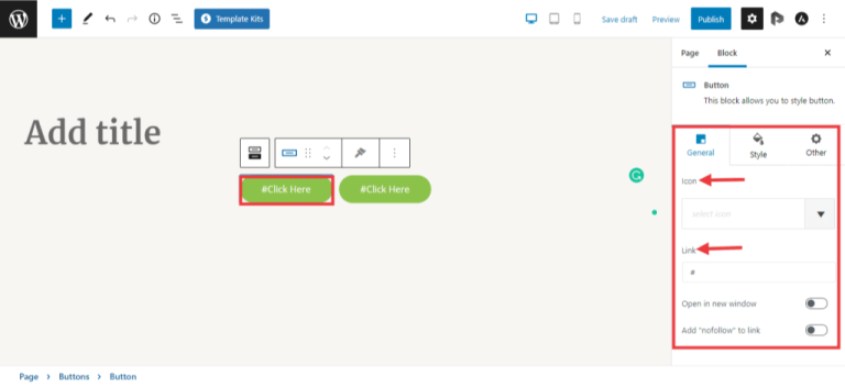 Spectra - Buttons block - Spectra