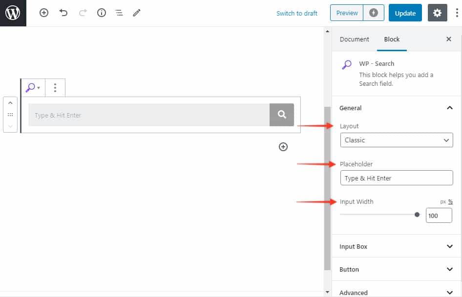 WP - Search - Spectra