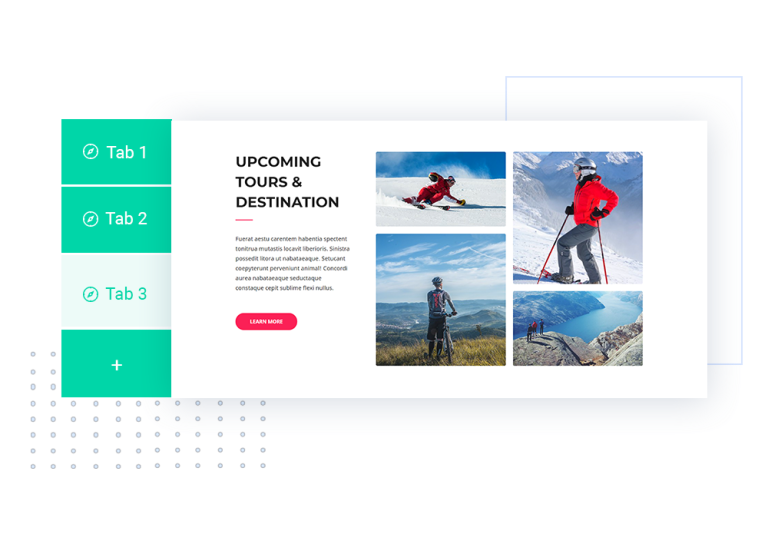 Spectra tabs block – Share lots of content in a small space