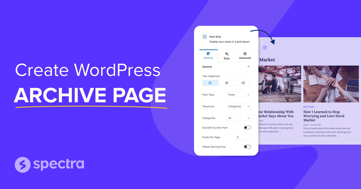 Easy guide on how to create a custom WordPress archive page