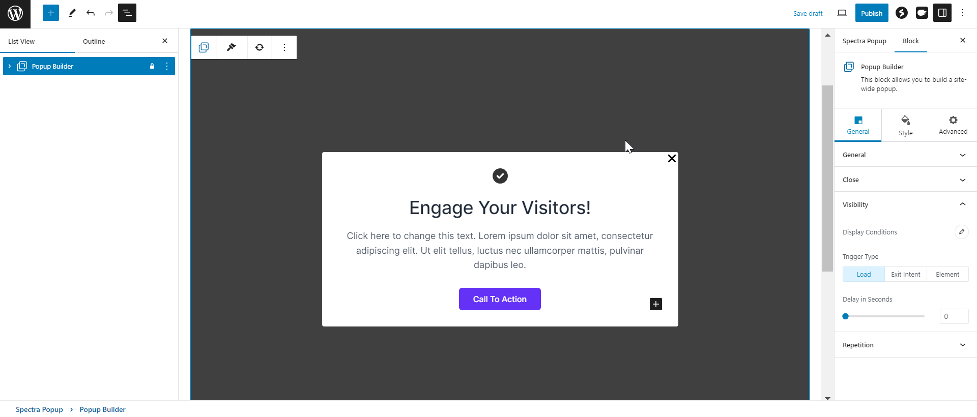How to Create Popups Using Spectra - Spectra