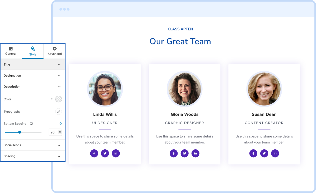 Spectra team block – The recognition your team deserves
