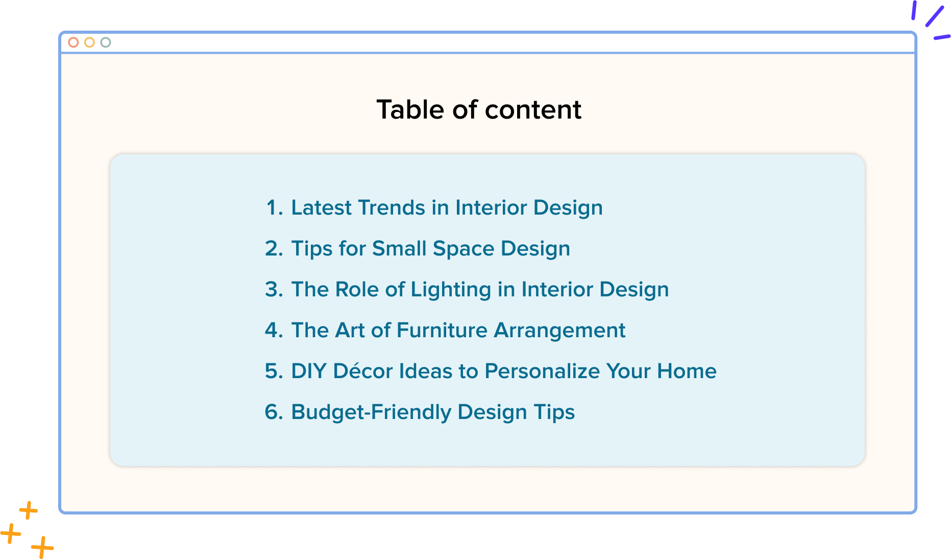 Spectra table of content block – Organize your posts and pages